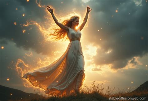 Greek Goddess With Kintsugi Energy Stable Diffusion Online