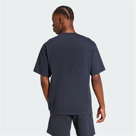 Adidas Premium Essentials Tee Blue Adidas Australia