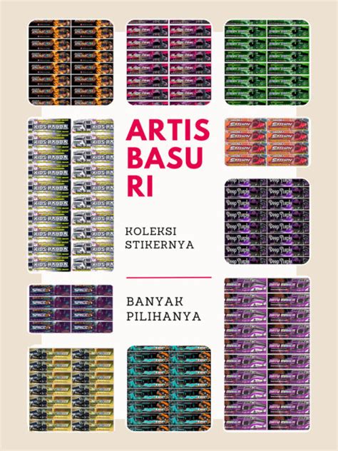 Stiker Bus Basuri Koleksi Terbaru Lazada Indonesia
