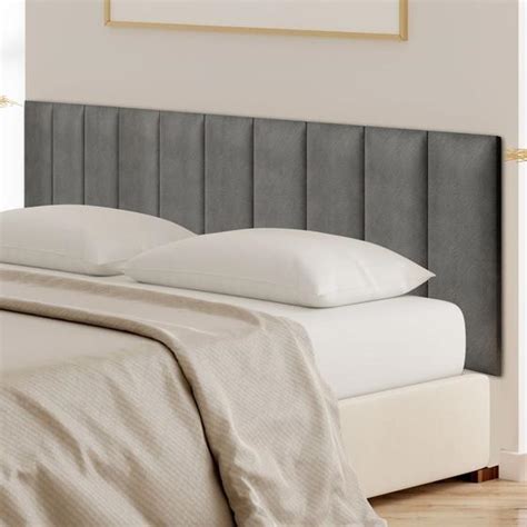 Cabeceira Veludo 60x20cm Modular Estofada Retangular Para Cama Box