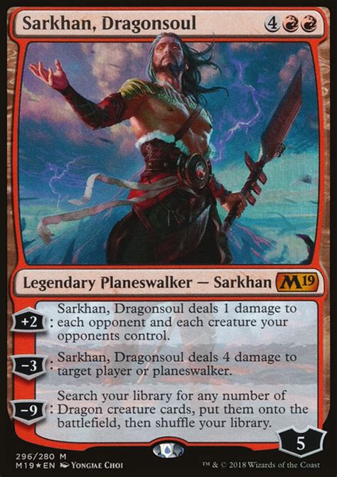 Sarkhan Core Set 2019 Planeswalker Deck Mtgwtf