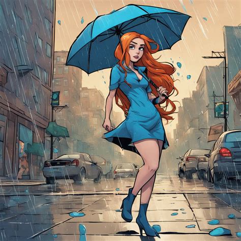 Kim Possible Surprise Rain By Purplebearcat On Deviantart