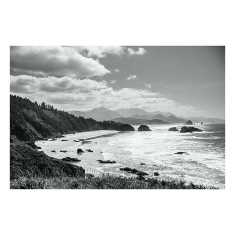 Beach Landscape Photography Black And White