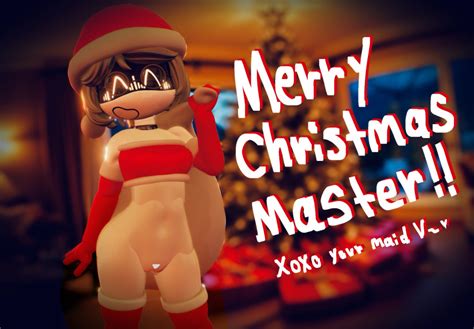 Rule 34 Christmas Christmas Outfit Ghastlypann Murder Drones Nerdy Female Smile V Murder
