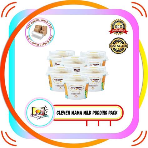 Clever Mama Assorted Fruit Milk Pudding Pack ~ 85 Gr X 6 Pcs Shopee