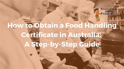 Food Handling Certificate Victoria Courses Requirements And Training