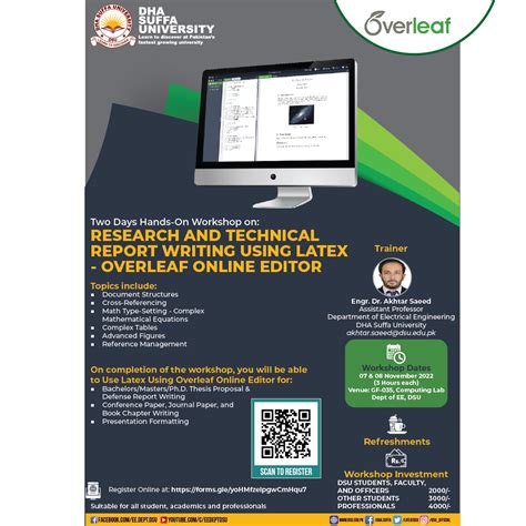 Research And Technical Report Writing Using Latex Overleaf Online Editor Dha Suffa University