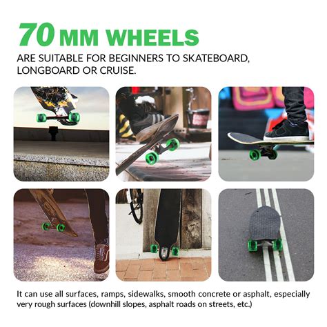 Ronyme 78a Abec 9 Skateboard Wheels Pu High Perfor Vicedeal
