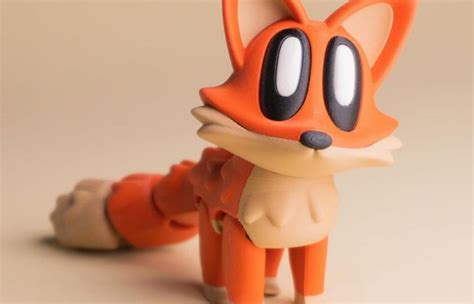 3d Printed Blob Fox
