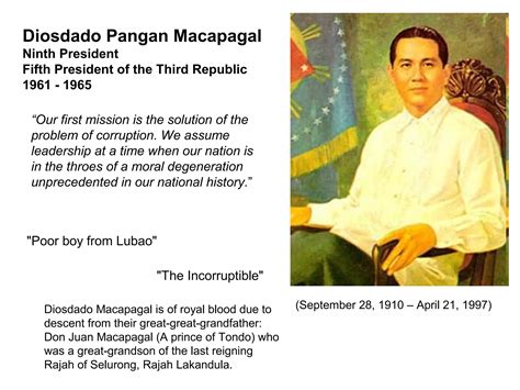 President Of The Philippines Ppt