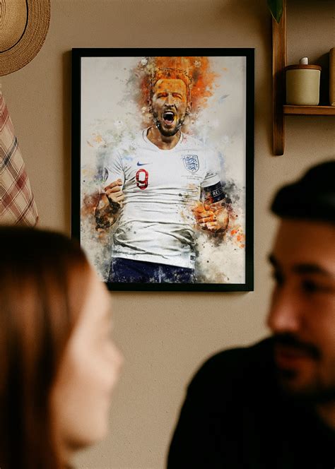 Harry Kane Poster Von Tian Arina Printler