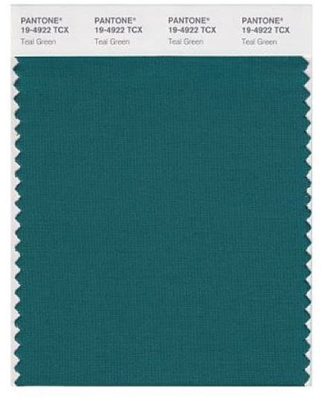 Pantone Teal Green 19 4922 Tcx Teal Green Teal Palette Pantone
