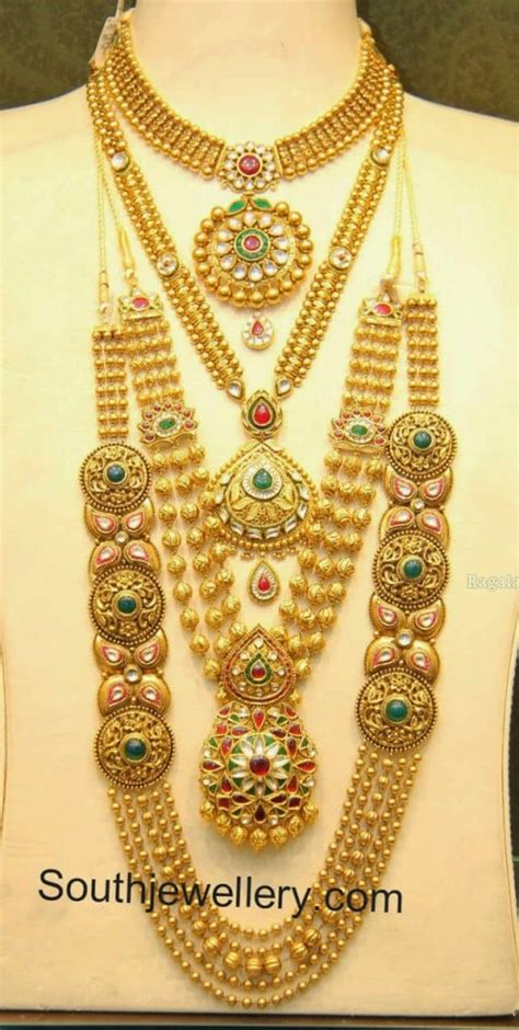 Malabar Gold Antique Necklace And Gundla Mala Collections Indian Jewellery Designs