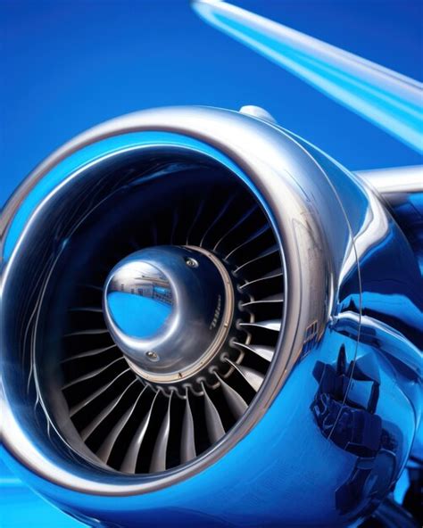 Premium Ai Image Closeup Of Passenger Plane Engine
