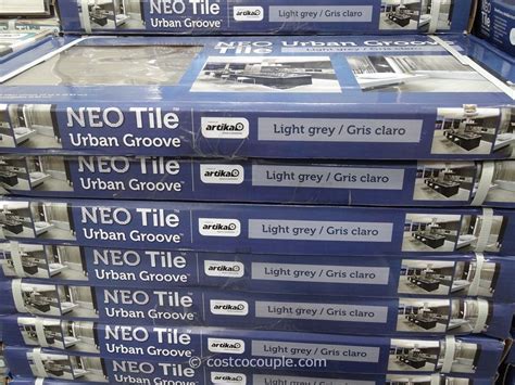 Neo Tile Urban Groove Light Grey Porcelain Tile
