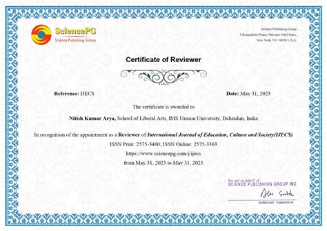 Dr Nitish Kumar Arya On Linkedin Reviewer Publishing Editorial Academicwriting Research