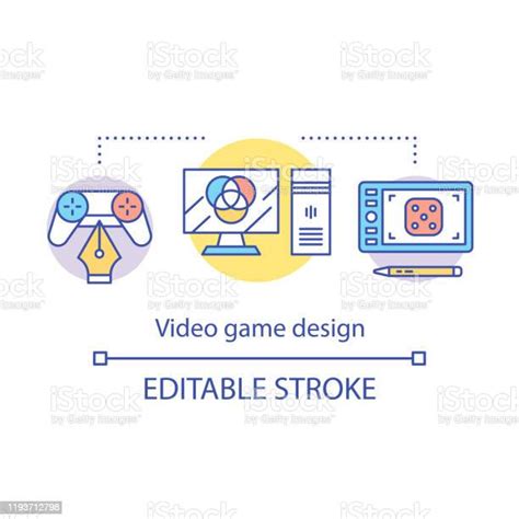 視頻遊戲設計概念圖示向量圖形及更多brand Name Video Game圖片 Brand Name Video Game 主題 互聯網 Istock