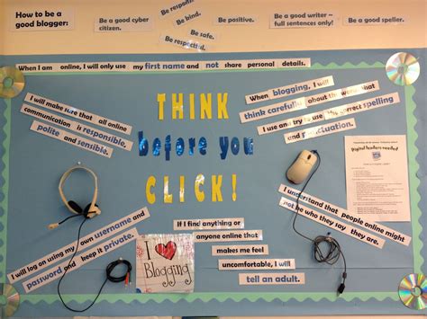 Blogging Display For Ks2 Primary School Displays School Displays Teacher Technology