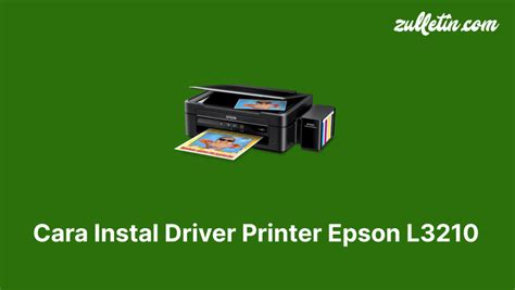 Cara Instal Driver Printer Epson L3210