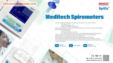 Spirometer Typepro Function Measurement Instrument Salud Y Bell