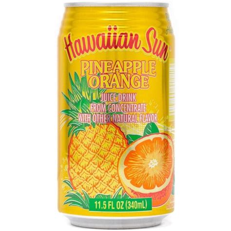 Hawaiian Sun Pineapple Orange Can Juice Drink — Leilanis Attic