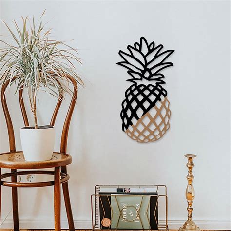 Pineapple Metal Wall Art Pineapple Wall Decor Living Room Wall Art