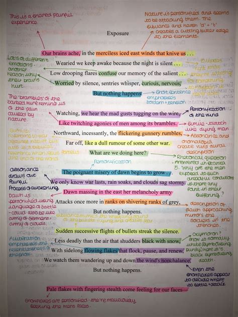 Annotated Poem Exposure