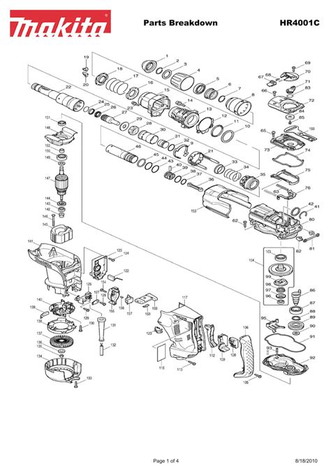Makita Parts Diagrams At Albert Jonathan Blog