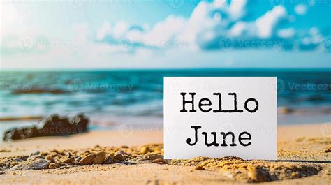 June Beach Background