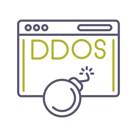Ddos Attack Vector Icon 19490178 Vector Art At Vecteezy
