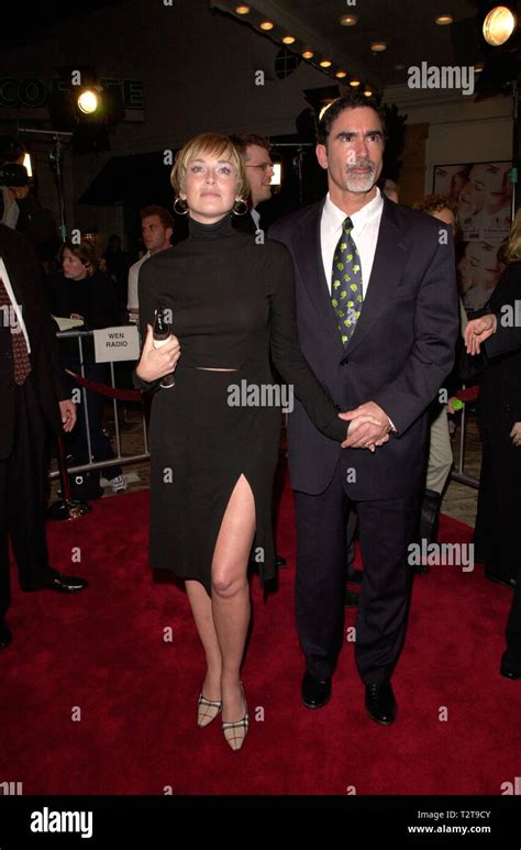 Los Angeles Ca March 01 2000 Actress Sharon Stone And Husband Phil Bronstein At The Los