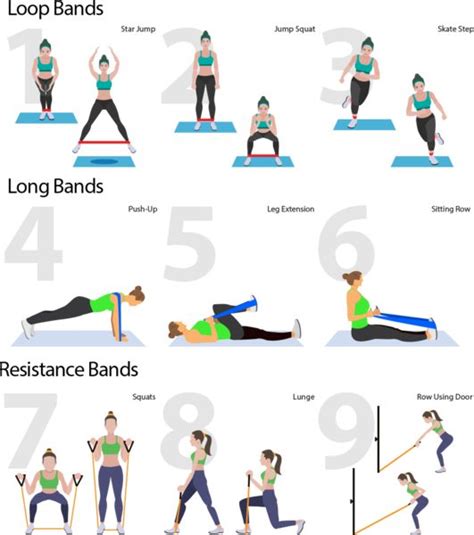 15 Minute Resistance Band Booty Workout Pin Physical 48 Off