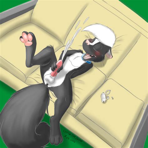 Rule 34 Anal Anal Fingering Anthro Anus Balls Bed Black Fur Blush