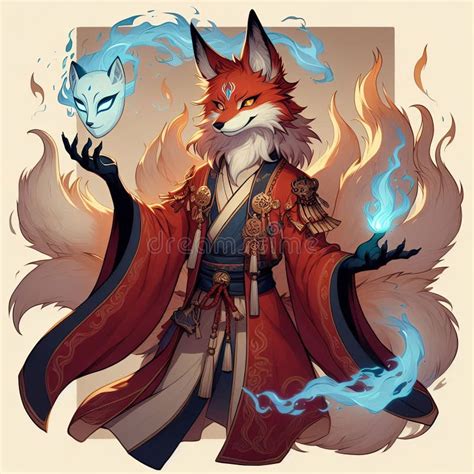 Kitsune Mage Stock Illustrations 9 Kitsune Mage Stock Illustrations
