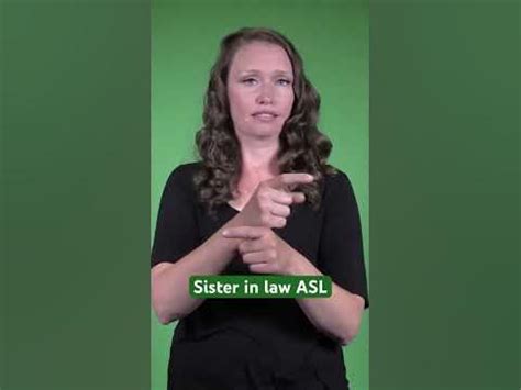 👩‍💼 Sister In Law In Asl 👩‍💼 Essential Signs 4 Communication Asl