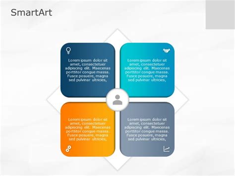 Smartart Process Text 4 Steps
