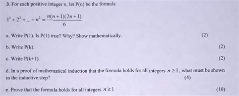 Solved 3 For Each Positive Integer N Let P N Be The