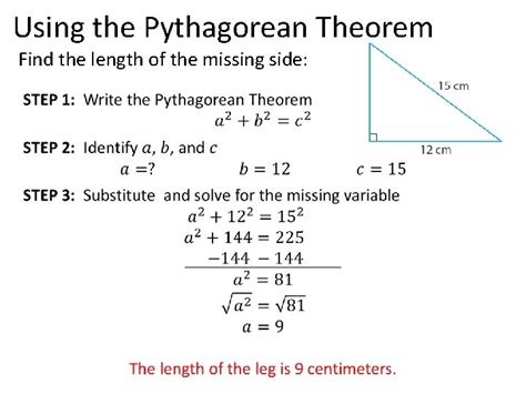 The Pythagorean Theorem Essential Question How Can You