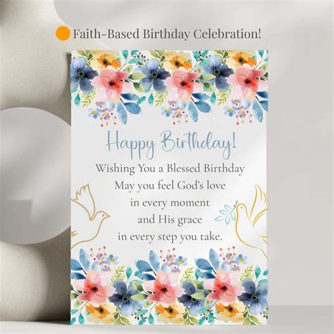 Christian Birthday Card Faith Based Birthday Card For Her Bible