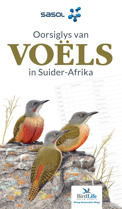 Sasol Birds Of Southern Africa 5th Edition