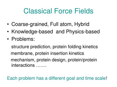 Ppt Classical Force Fields Powerpoint Presentation Free Download Id4532261