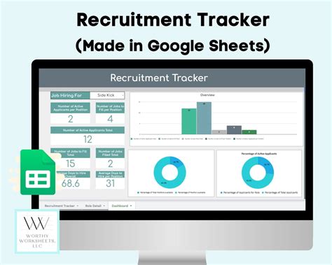 Recruitment Tracker Recruitment Template Recruitment Dashboard Application Tracker System