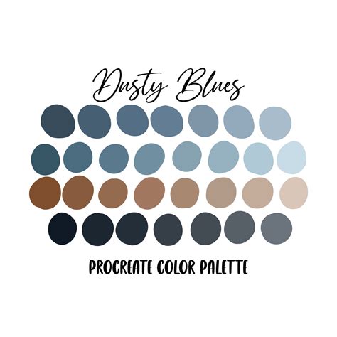 Dusty Blue Color Palette Artofit