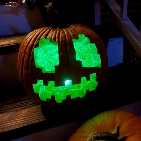 Check Engine Light Pumpkin Carving Stencil Funny Design For Car