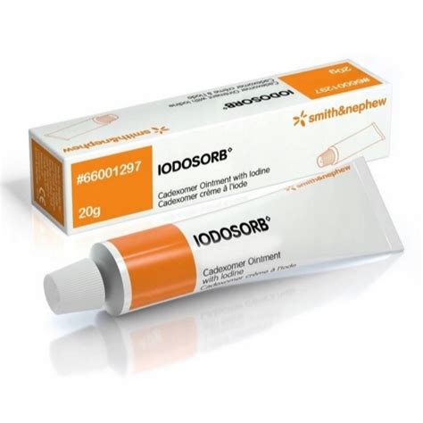 Smith And Nephew Iodosorb Ointment 20g 2 X 20g Exp August 2027