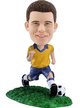 Custom Brazil Football Bobble Head
