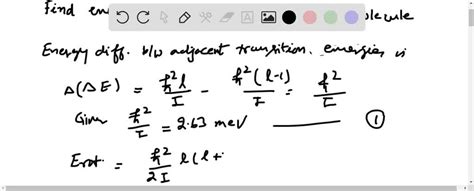 Determine The Rotational Energy Levels Of Hcl Assume The Interatomic Distance To Be A Constant