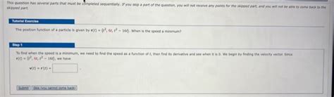 Solved The Position Function Of A Particle Is Given By Chegg