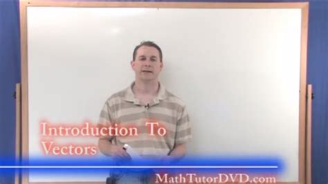 Lesson Intro To Vectors Calculus Tutor YouTube