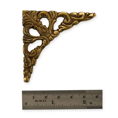 58mm Spandrel Clock Case Decor Corner Ornamental Brass Grandfather